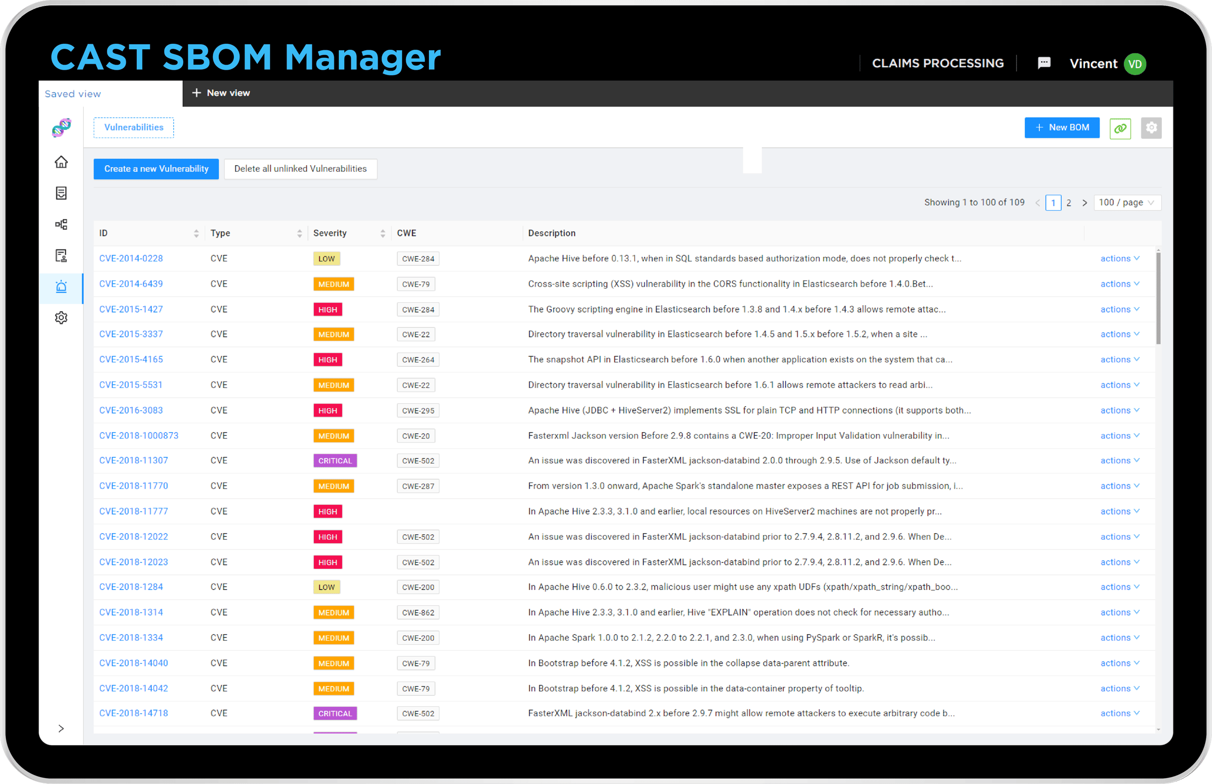SBOM Manager