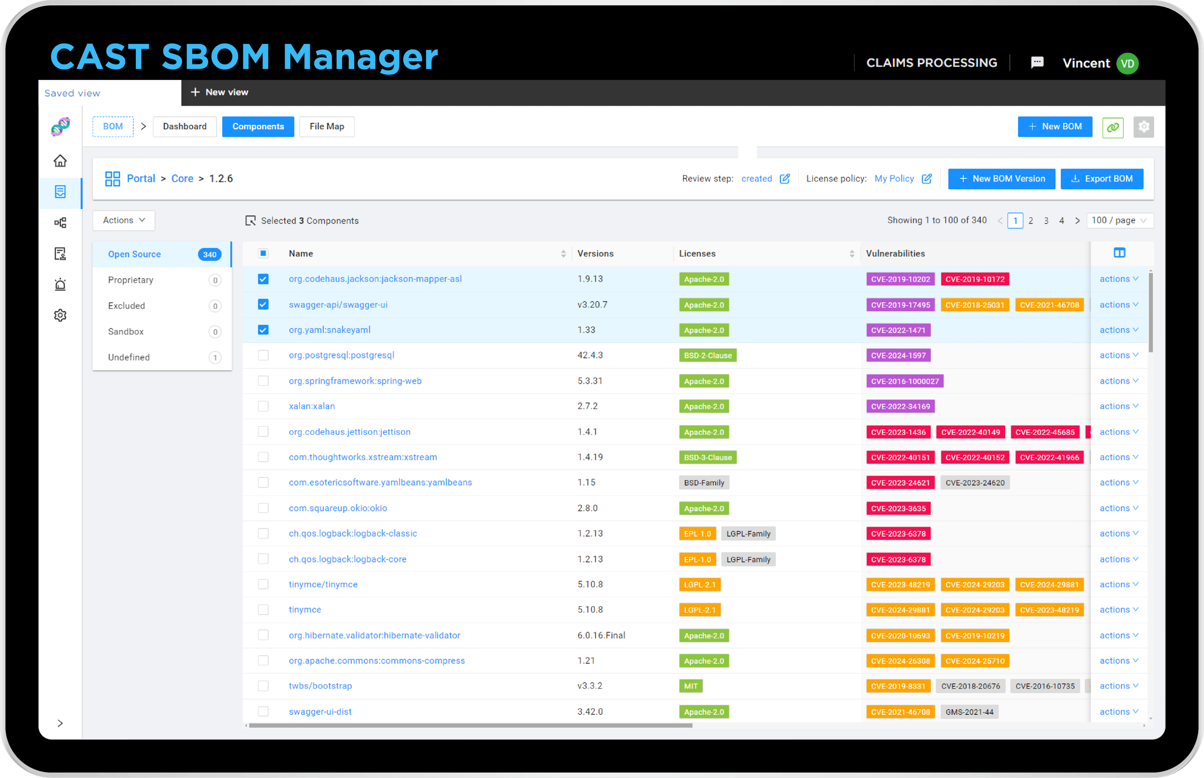 SBOM Manager