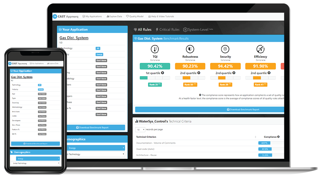 Get A Free Demo Of CAST Software Intelligence Get A Free Demo Of CAST Software Intelligence