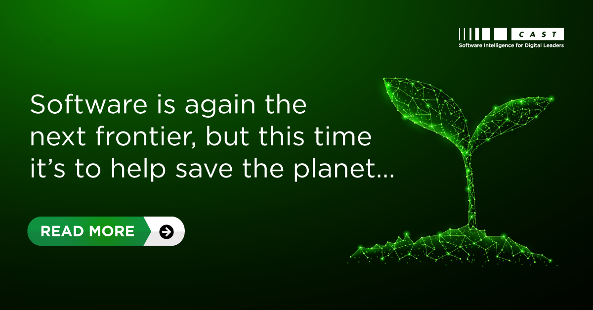 Software Is Again the Next Frontier, But This Time It’s to Help Save ...