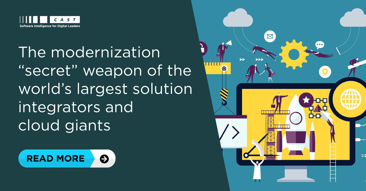 The Modernization “Secret” Weapon of the World’s Largest Solution Integrators and Cloud Giants